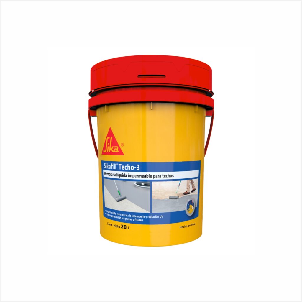 SikaFill® Techo-5 Fibra Gris x 20L - Sika Center