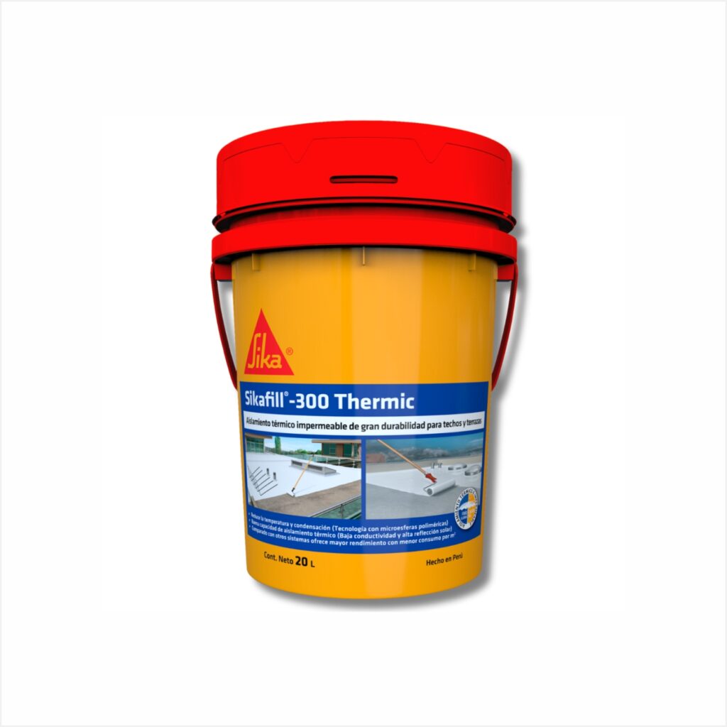 SikaFill® Techo-5 Fibra Gris x 20L - Sika Center